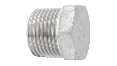 Stainless - 1 BSP 316 HEX PLUG (NB25)