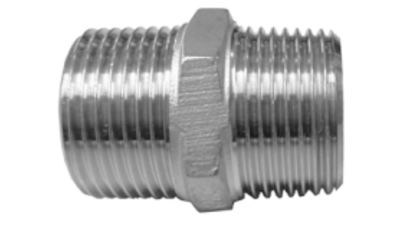 Stainless - Hex Nipple