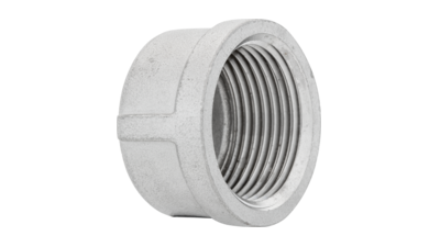 Stainless - 2-1/2 BSP 316 ROUND CAP (NB65)