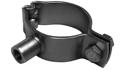 Stainless - 2 NB 304 PIPE CLAMP 60MM O/D 10MM BOSS